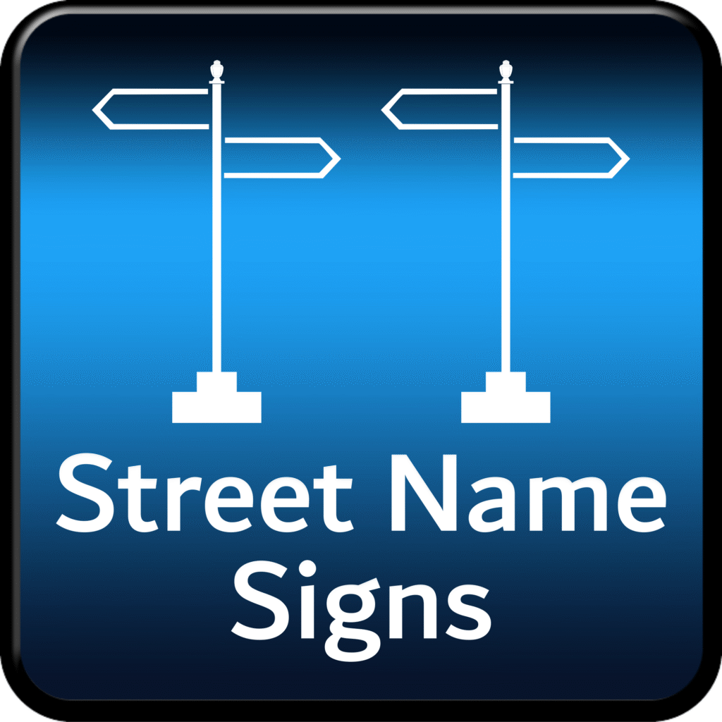 Custom Street Name Signs – Aluminum Roadway & DOT-Compliant Signage